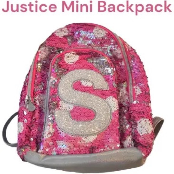 Justice | Accessories | Justice Sequin Letter S Mini Backpack | Poshmark